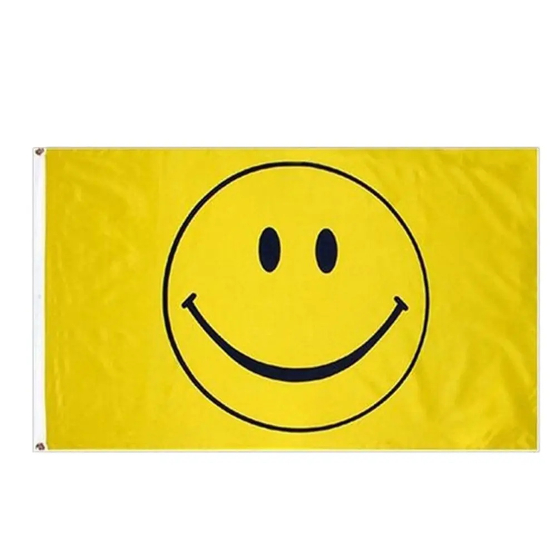 Sunny Yellow Smiley Flags - Buy Yellow Smiley Flag, Yellow Smiley ...